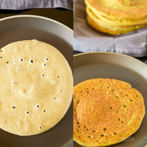 Mung Bean Vegan Pancakes - FOODHEAL
