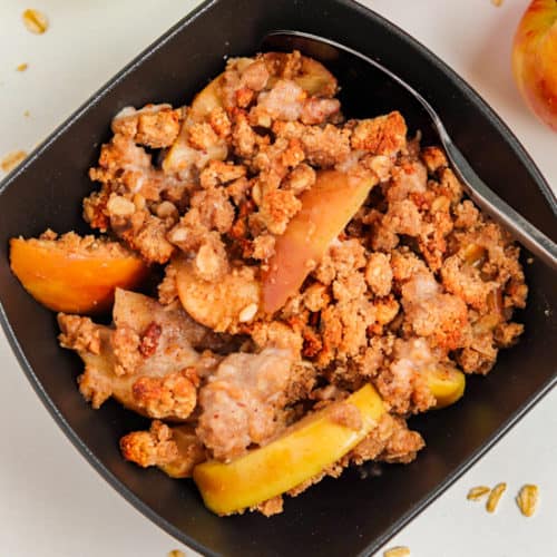 The Best Low-Carb Apple Crisp With Oats - FOODHEAL