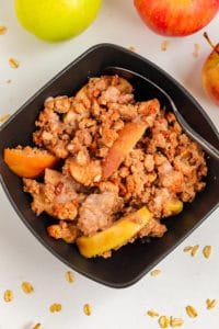 The Best Low-Carb Apple Crisp With Oats - FOODHEAL