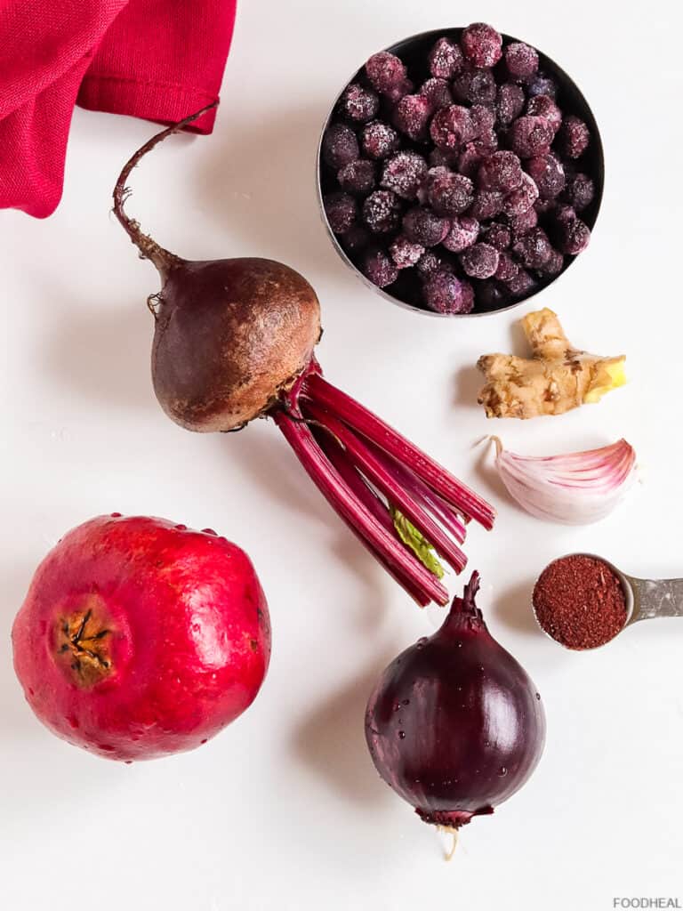 Easy Roasted Beets Salad with Roasted Onions - FOODHEAL