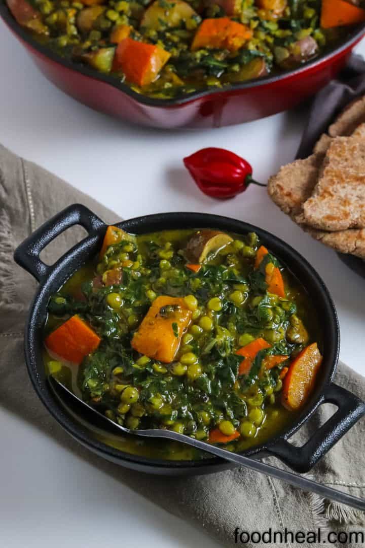 Scrumptious healthy dinner with split peas - FOODHEAL