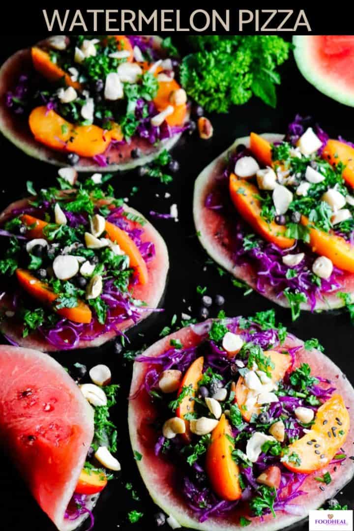 Make summer fun with watermelon "tacos/pizza" - FOODHEAL
