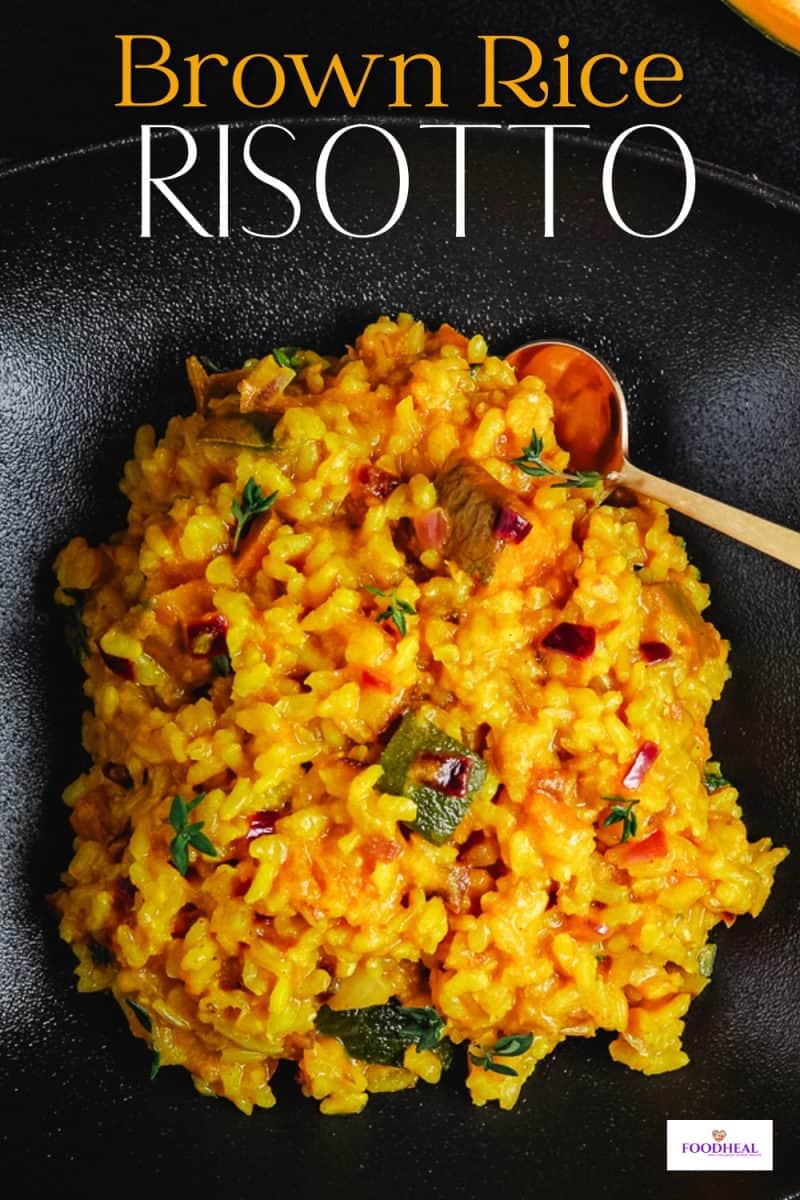 Perfect Brown Rice Risotto with Pumpkins - FOODHEAL