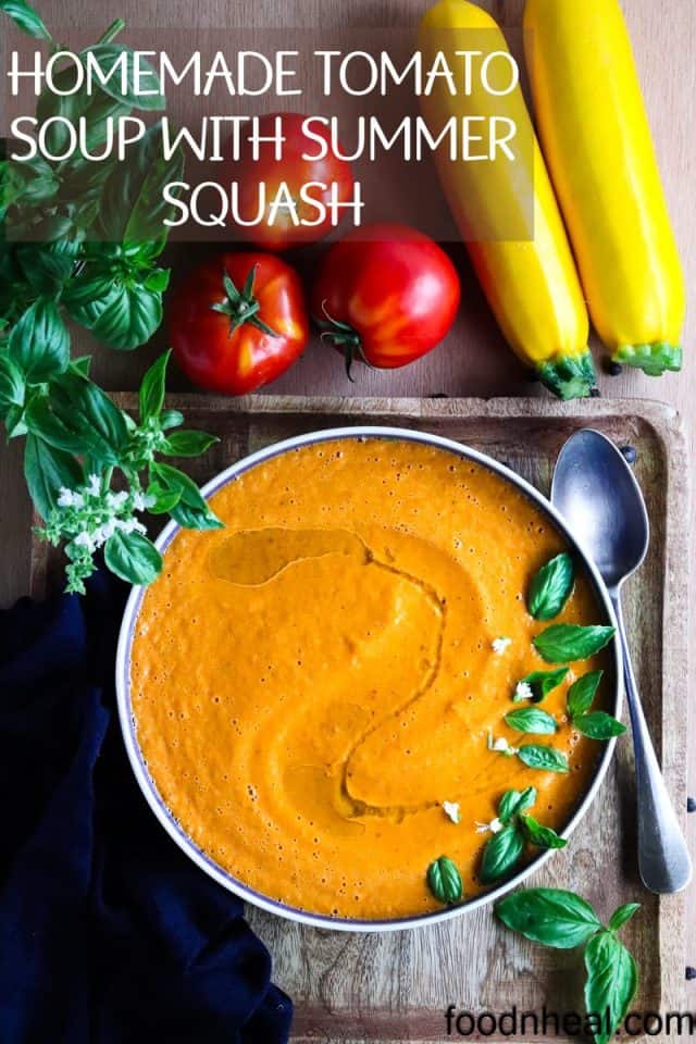 You'll love this yellow squash tomato soup. - FOODHEAL