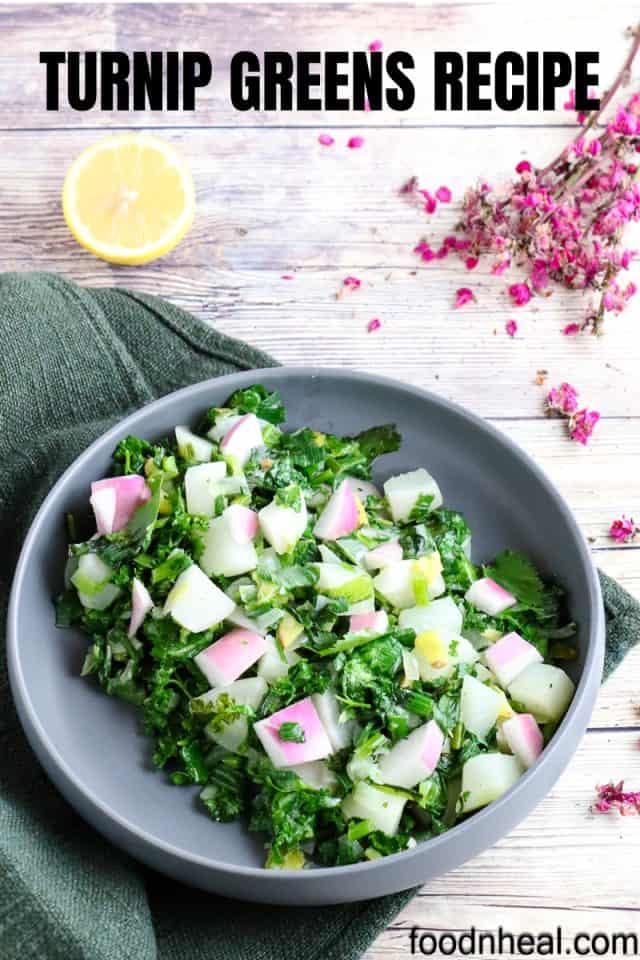 Turn up the taste: Simple turnip greens recipe you must try - FOODHEAL